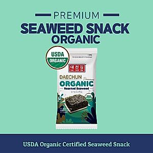 Organic DAECHUN(Choi's1) Seaweed Snacks, 20 Pack, Original, Product of Korea Premium Great