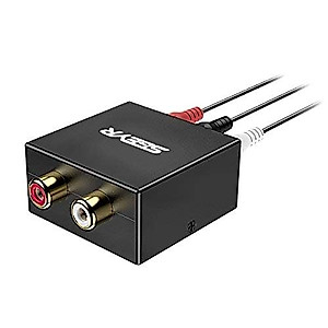 SGEYR 5.1 Audio Console Adapter Convert Stereo RCA to 3 x 1/8 (3.5mm) Jack Bidirectional Conversion for 5.1 Multimedia Speaker