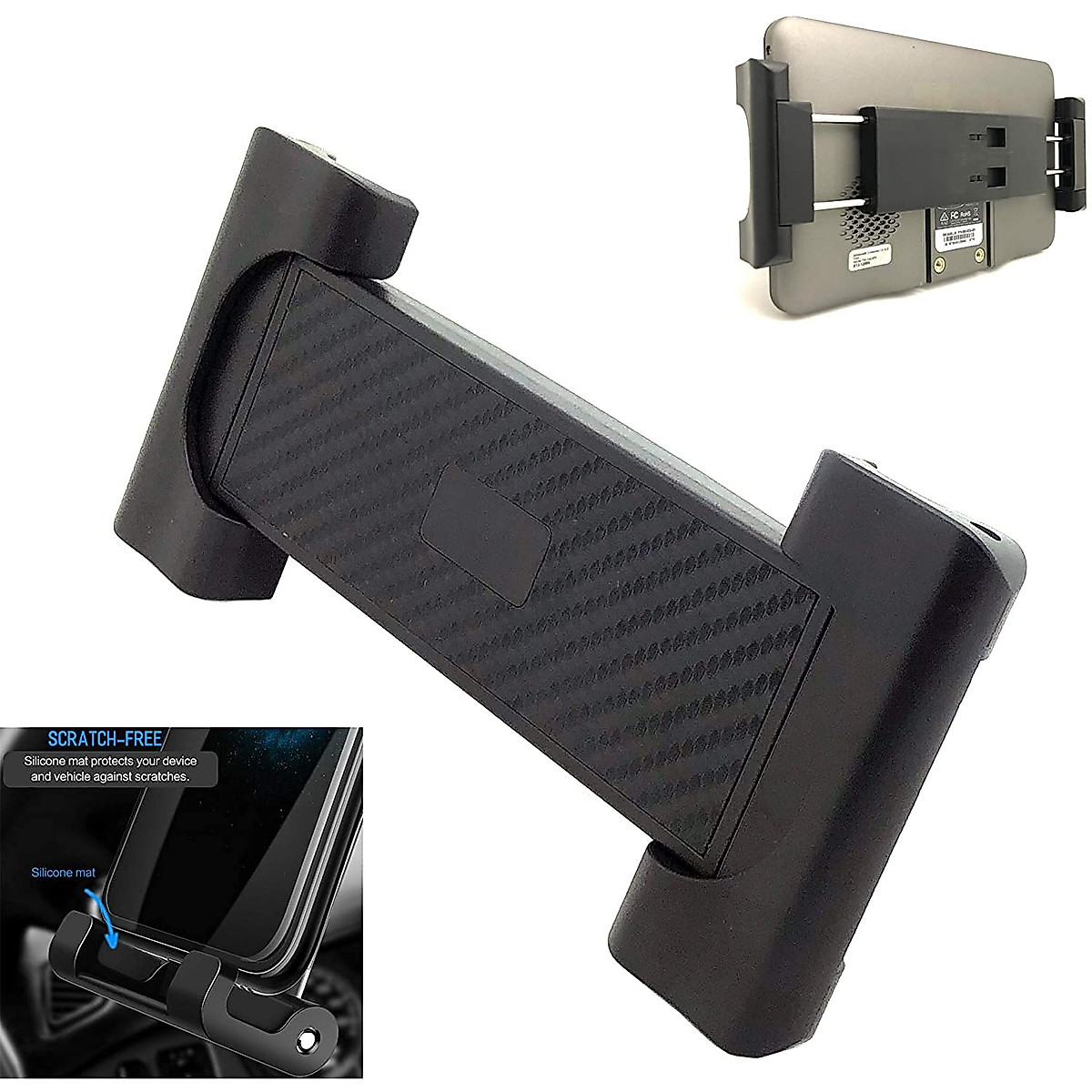 LycoGear Universal Smartphone Tablet Holder w/1" Rubber Coating Ball for All iPad Pro Air Mini iPhone MAX Pro Galaxy Tab (Compatible with Ram, Arkon Robust Mount & All 1 inch Socket System)