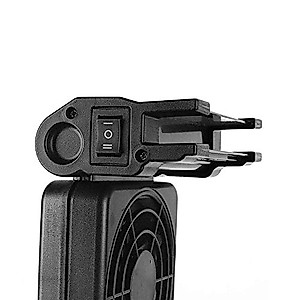 Aquarium Cooling Fan, 12V Adjustable 2/3/4 Heads Aluminum Alloy Fish Tank Cooling System Fan,2 Wind Speed Adjustable Aquarium Chillers