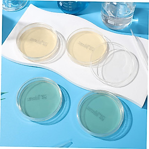 Healeved Prepoured Agar Plates 10pcs 7cm Agar Petri Dishes Science Experiment Supplies for Mushroom Cultivation and Science Fair Projects