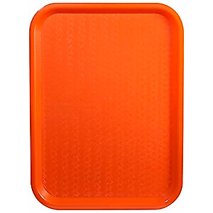 Winco Fast Food Tray, 12 by 16-Inch, Orange