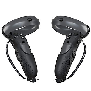 Skywin- Grip For Controllers - Anti Drop Touch Controller Grips, Compatible with Oculus Quest 2, Oculus Rift S, HTC Vive, and PlayStation VR controllers