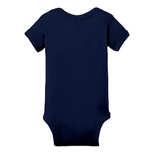 UGP Campus Apparel YC02 - Michigan Wolverines Primary Logo Creeper Infant Creeper Bodysuit - Newborn - Navy
