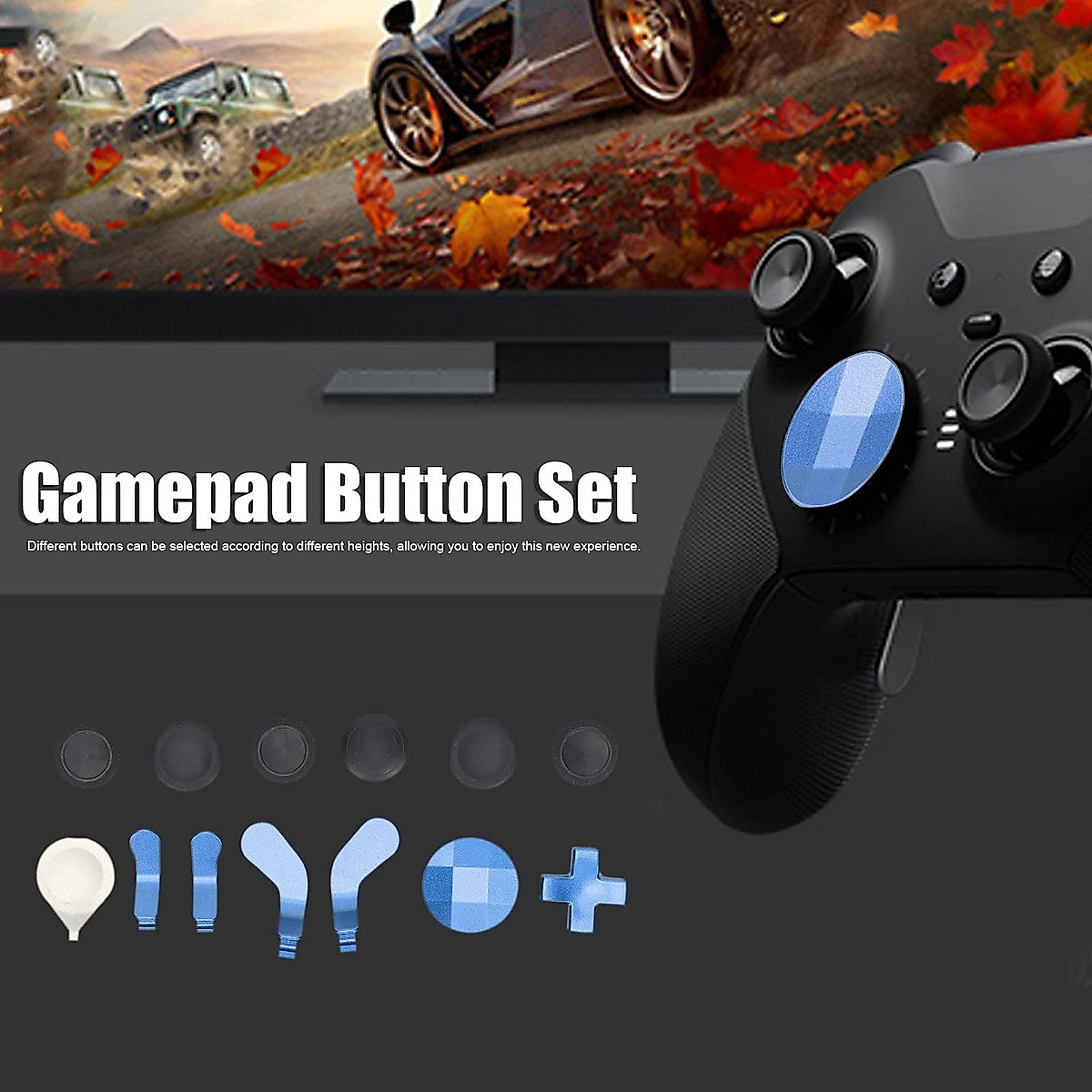 Game Controller Button Paddles Set Elite Controller Accessories Elite Controller Paddles Elite Series 2 Accessories,Smooth Accessories Repair Kit Bundle Replacement for Elite Series 2 for Repair Parts