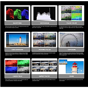 LILLIPUT Q23-ABBP 10bit 23.8 inch 12G-SDI Professional Broadcast Production Studio Monitor 12G SDI and 12G-SFP Fiber Optic Input with Gold Mount