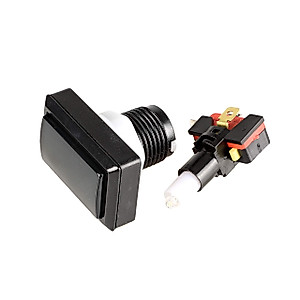 EG STARTS 6X Arcade Rectangle LED Push Buttons Switch for Arcade Machine Games Mame Jamma Parts 12V