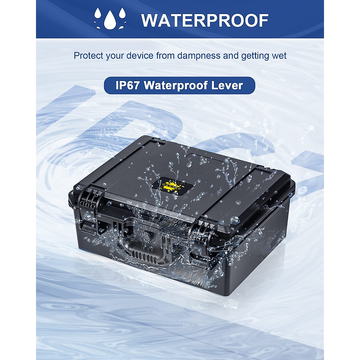 DEVASO Hard Carrying Case Compatible with Xbox Series X, Professional Deluxe Waterproof Case Soft Lining Hard Case for Xbox Series X Console, Controllers, Headset and Other Accessories