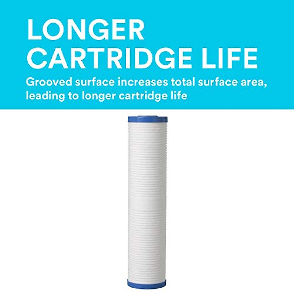 3M Aqua-Pure AP800 Series Whole House Replacement Water Filter Drop-in Cartridge AP811, Large Capacity, For use with AP801 Systems, 1 Count (Pack of 1)