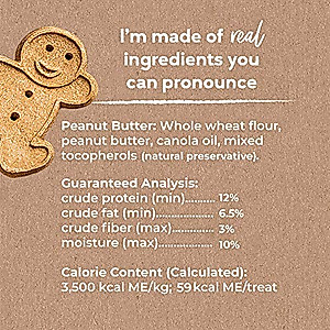 Buddy Biscuits Oven-Baked, Healthy Whole-Grain, Crunchy Treats for Dogs, 3.5lb