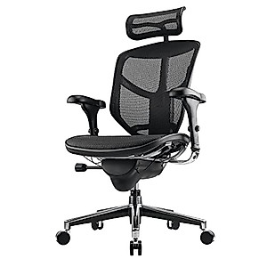 WorkPro® Quantum 9000 Series Ergonomic Mesh High-Back Executive Chair, Black, BIFMA Certified