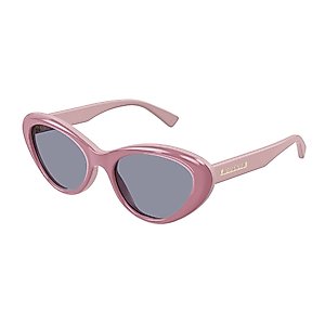 Gucci Women's Symbols Cat Eye Sunglasses, Pink Pink Grey, One Size