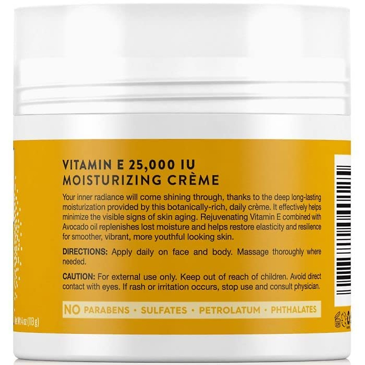 Jason Moisturizing Crème, Vitamin E 25,000 Age Renewal, 4 Oz