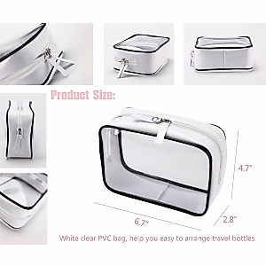 MAGIGO Pink Toiletries Leak Proof Travel Bottle Set (16 Pack), TSA Approved Airline Carry-On with Clear Bags for Women