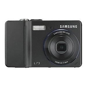 Samsung Digimax L73 7MP Digital Camera with 3x Advance Shake Reduction Optical Zoom (Black)