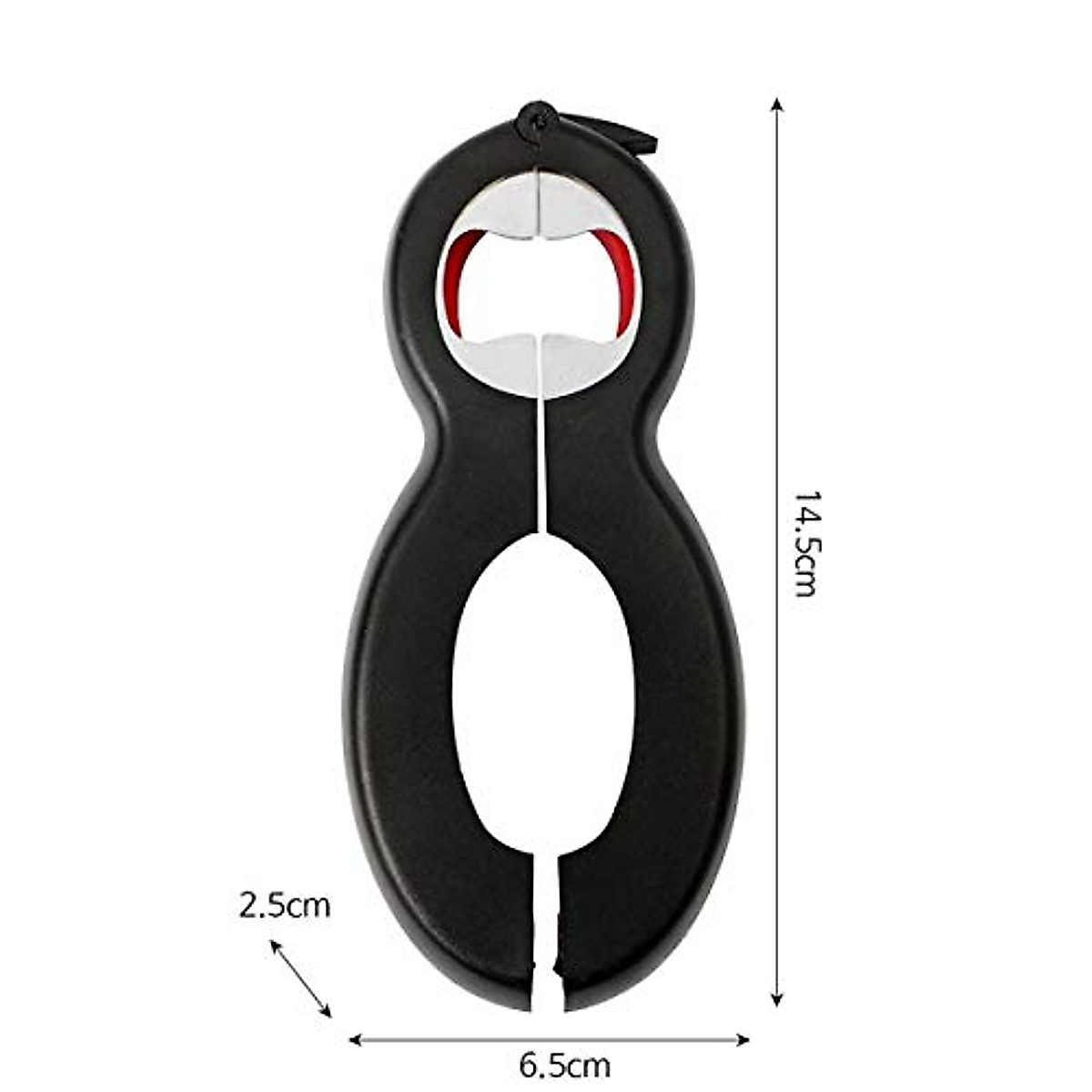 Multifunctional Opener Jar Bottle Can Opener Soft Grip Coating Superior Comfort Easy To Use Home Kitchen Tools TPKR84095
