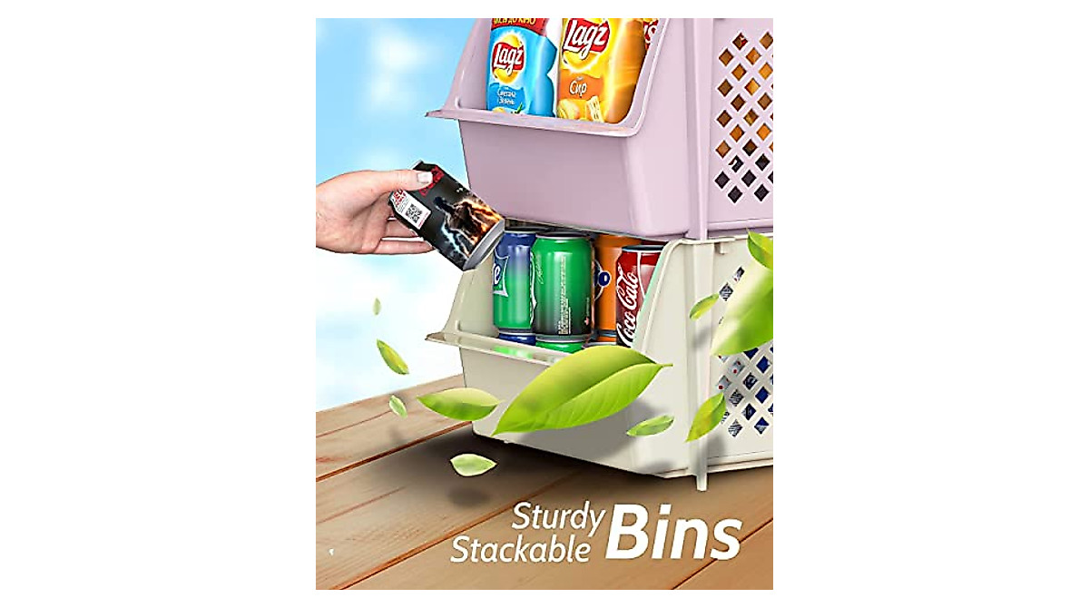 Skywin Stackable Storage Bins - Organize Your Pantry