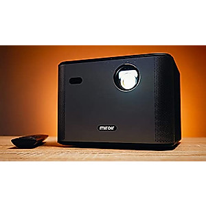 Miroir M1200S Smart TV, Native 1080p Projector,4K Input, 1000 LED Lumens
