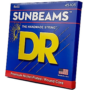 DR Strings Sunbeam - Nickel Plated Round Core Bass 45-105