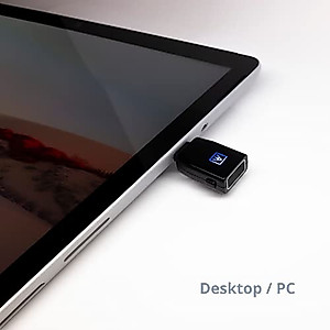 AUTHENTREND ATKey.Pro - FIDO2 Certified Security Key, USB Fingerprint authentication USB-C Ports, Protect Online Accounts : Windows, Linux, Mac OS, Google, Bank of America, Facebook, Twitter, Apple