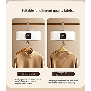 Portable Clothes Dryer Portable Dryer for Apartments, Dorm, RV, Compact Foldable Electric Drying Machine with Dry Bag Delicate Garments, Mini Laundry Dryer Remote Control, Foldable Electric Drying