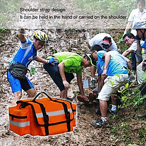 ANGGREK Emergency Empty Bag, Polyester Material Emergency Supplies Bag Large Capacity for Home