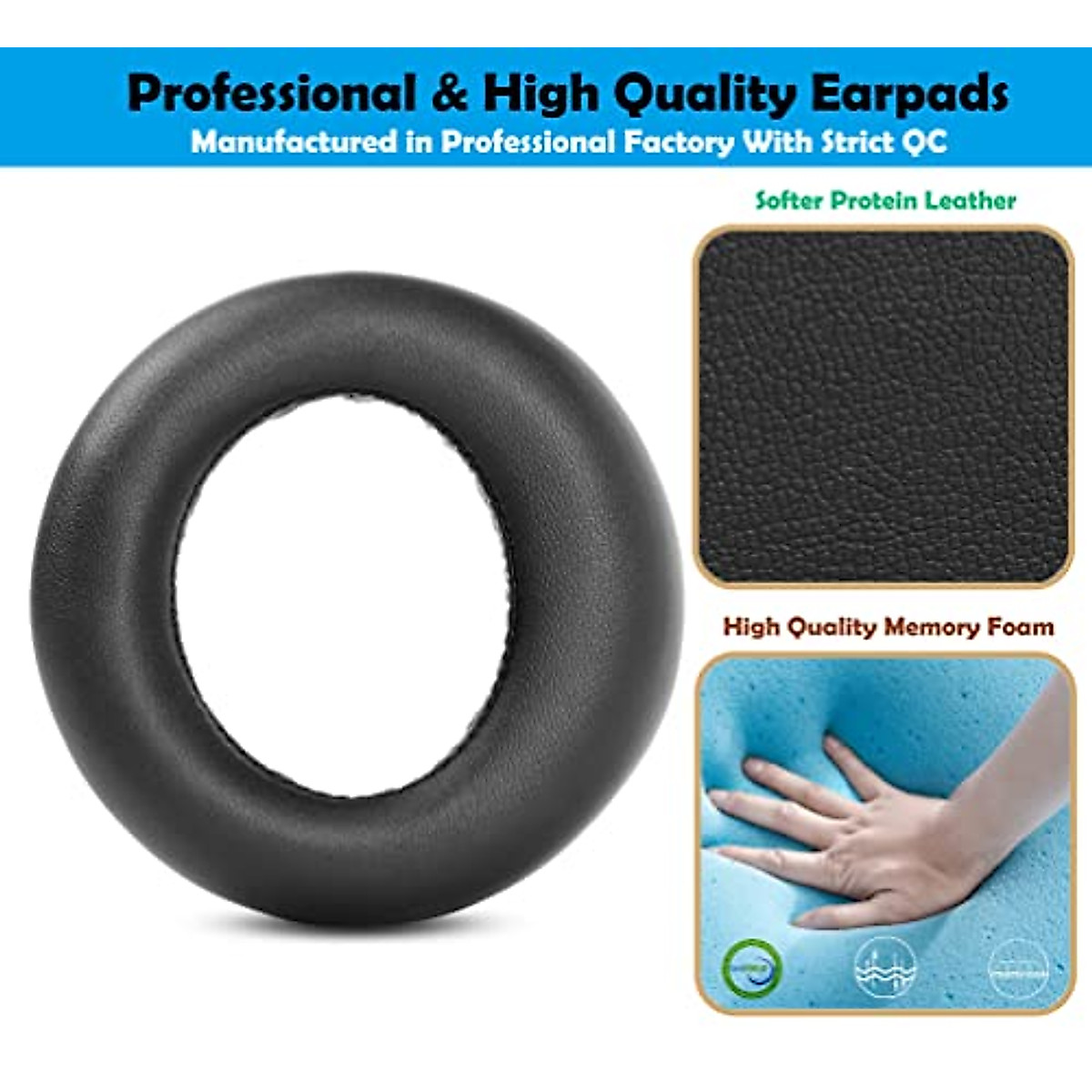 DowiTech Noise Isolation PS5 Headset Ear Cushions Replacement Ear Pads Headphone Earpads Compatible with Sony Playstation 5 Pulse 3D PS5 Wireless Headphones