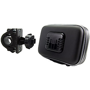 ChargerCity Sirius XM Satellite Radio Motorcycle Mount w/Water Resistant Case and Handle Bar Mount (fit bar up to 1.35 inches)