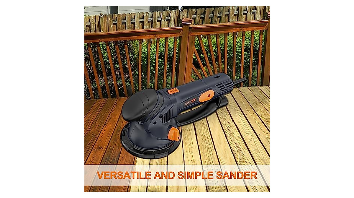 MAXXT Electric 5mm Random Orbital Sander - 500W, Variable Speed
