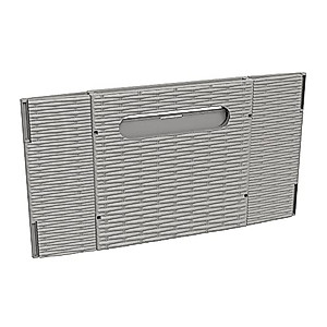 ClosetMaid 5439 Collapsible Mini Storage Bin with Two Handles, 2-Pack, Gray Wicker, 2 Pack