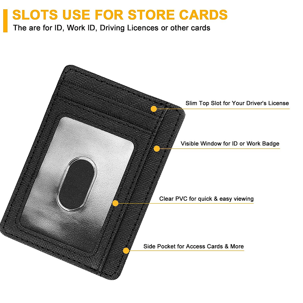 iZiv Slim Wallet,Mini RFID Front Pocket Wallets Minimalist Secure Thin Credit Card Holder