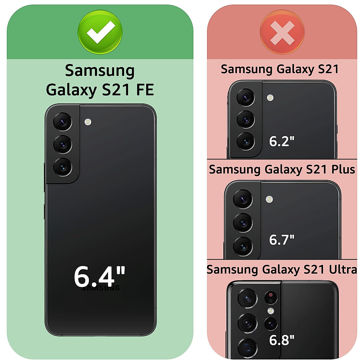 XcaseBar for Samsung Galaxy S21 FE Wallet case with Zipper Credit Card Holder【RFID Blocking】, Flip Folio Book PU Leather Phone case Shockproof Cover Women Men for Samsung S21FE case Blue Green