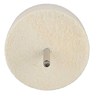 75 mm Felt Polishing Buffing Wheel, 3 inch Wool Polishing Wheel for use with Cerium Oxide Polishing Powder By STARVAST