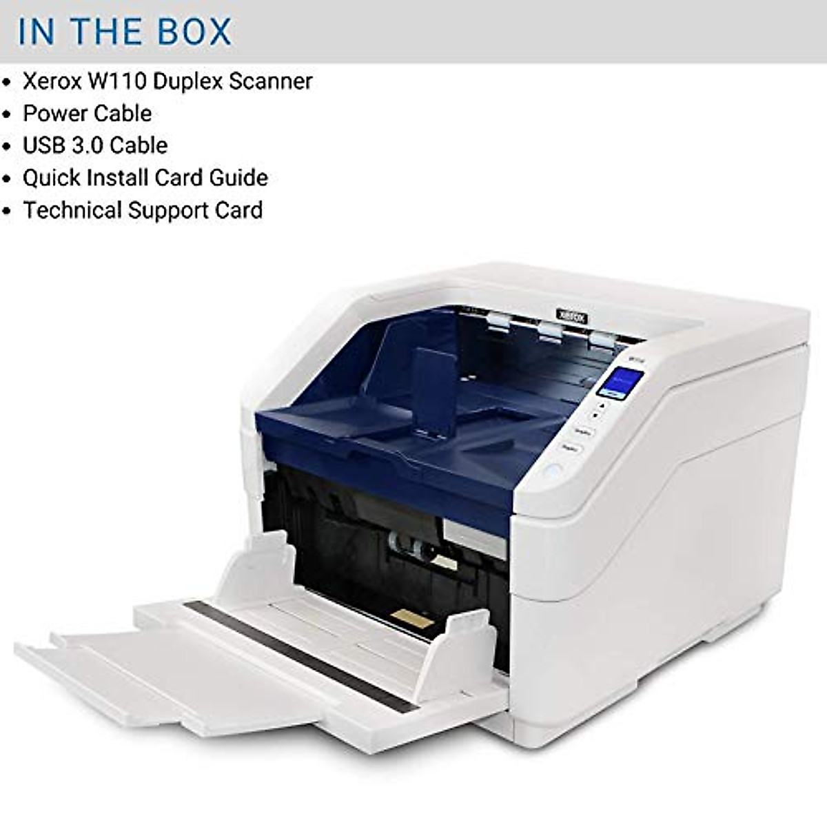 Visioneer Xerox W110: 120ppm Office Scanner | 500 ADF