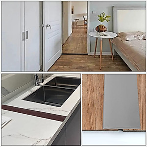 Floor Transition Strip 2" Self Adhesive Flat Vinyl Flooring Transitions Strip with Strong Backing (5cm, 20FT, Black)