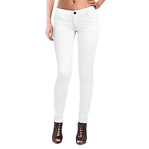Hybrid & Company Women's Extreme Butt Lift Stretch Skinny Denim Jeans P46862SK White 11