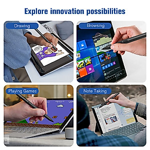 Pen Stylus for Surface Pro 11/10/9/8/X/7+/6/5/4/3/Surface 3, Surface Go 3/2/1, Surface Laptop/Studio/Book 4/3/2/1 with Palm Rejection, 1024 Levels Pressure, 2500h Working Hours