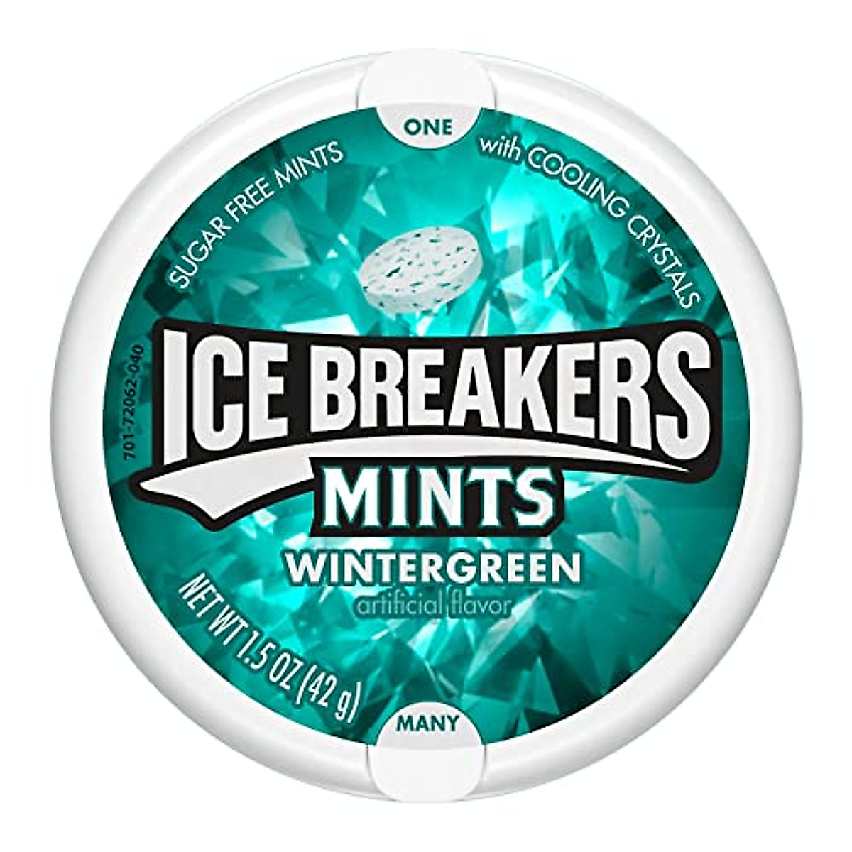 ICE BREAKERS Wintergreen Sugar Free Breath Mints Tins, 1.5 oz (8 Count)