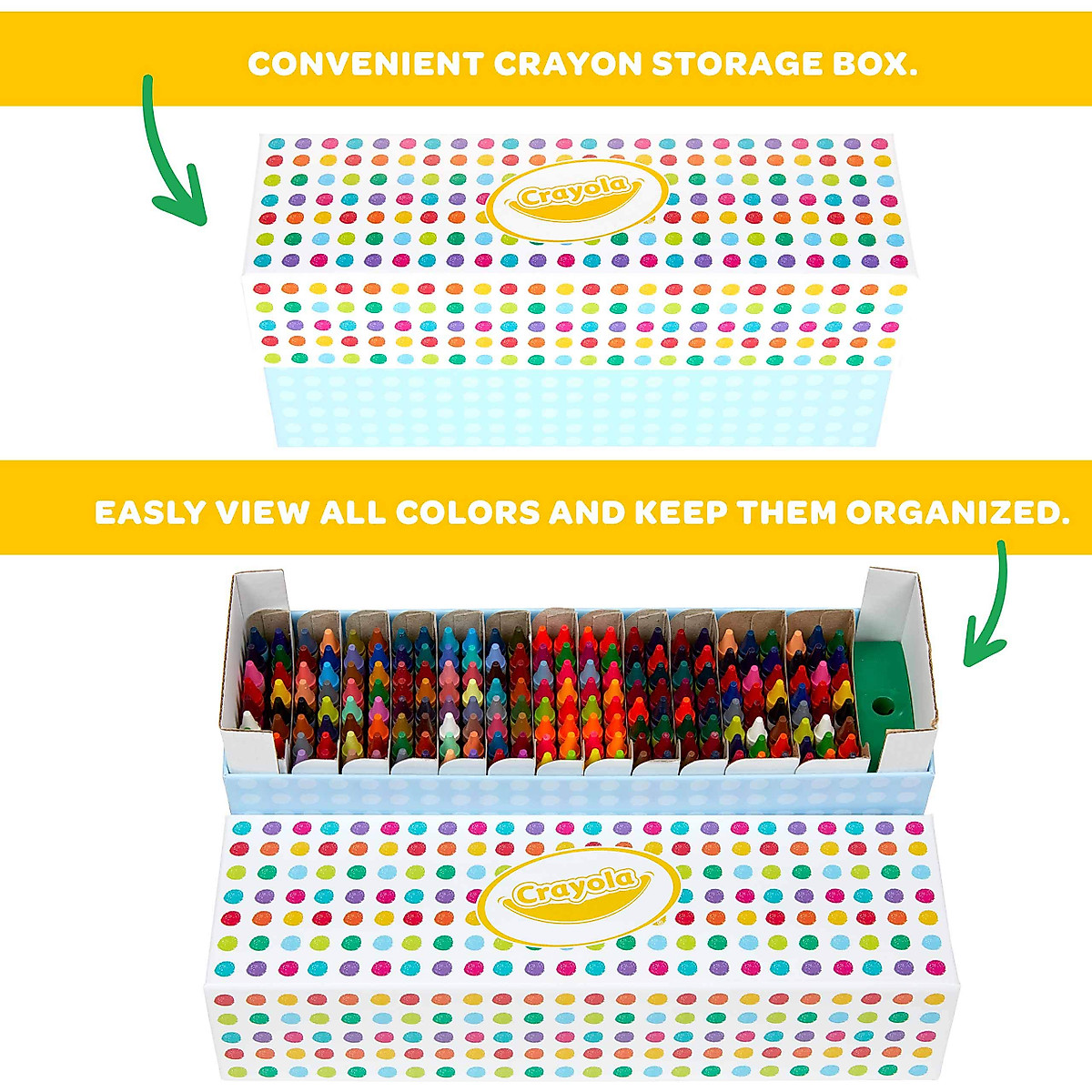 Crayola Crayon Set with Coloring Pages, Gift for Kids, 208 Crayons with Repeats of Favorite Colors