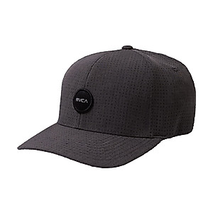RVCA Mens Shane Flexfit - Charcoal | Large-X-Large