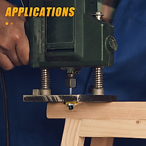 MEIGGTOOL 1/4 Inch Shank Slot Cutter Router Bit Set - 6 Size