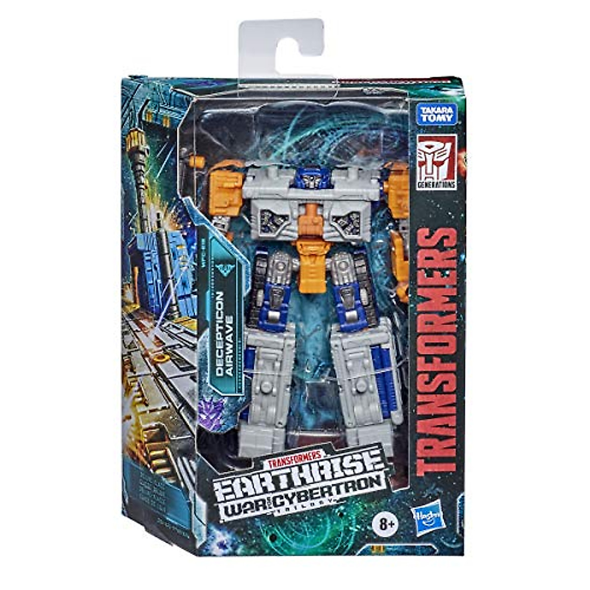 Transformers Toys Generations War for Cybertron: Earthrise Deluxe WFC-E18 Airwave Modulator Figure - Kids Ages 8 and Up, 5.5-inch