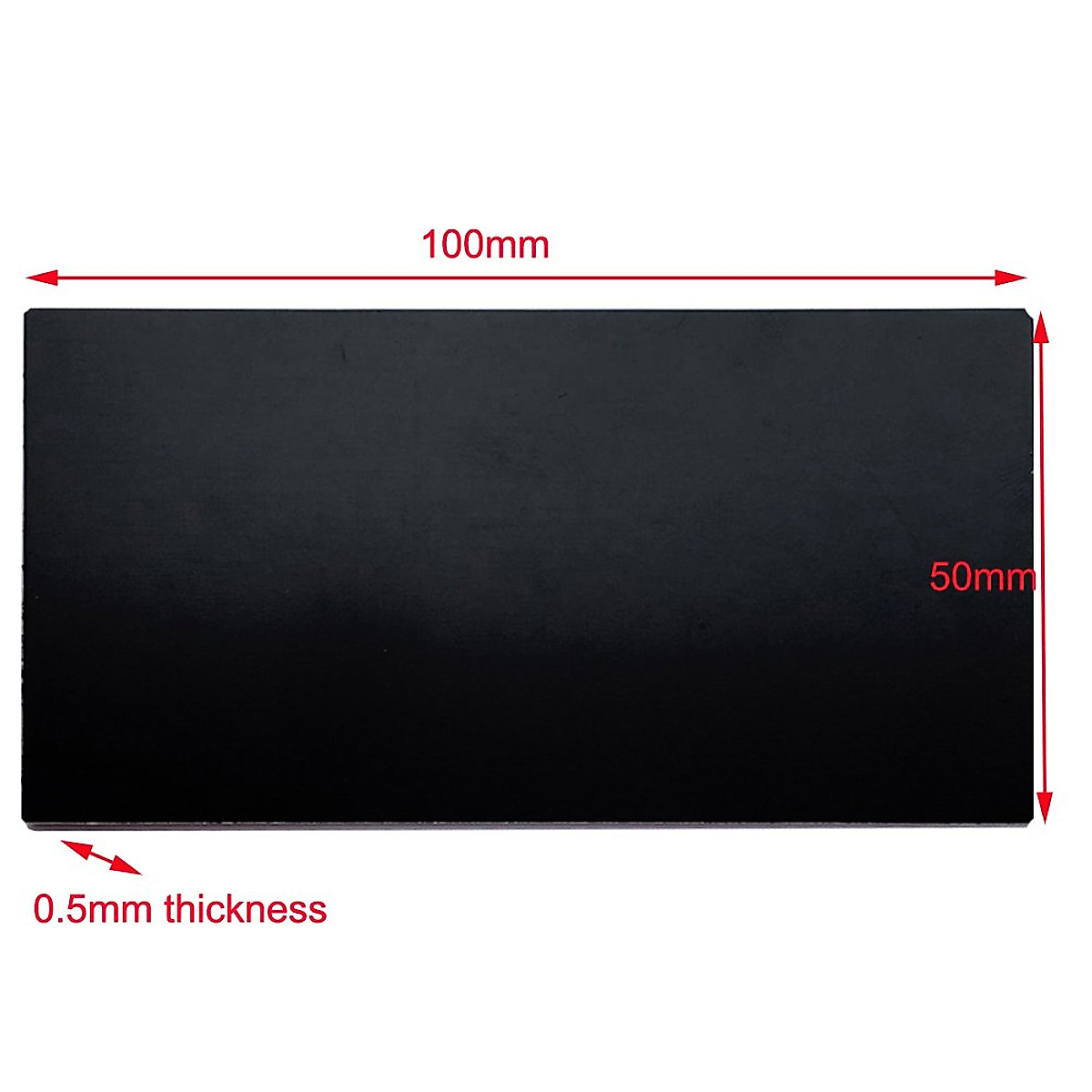 Ebamaz Anodized Aluminium Laser Engraved Mount Metal Plate Etching Sheets 100X50mm Round Corner with Adhesive­ (1 Color 1PCS, Blank, 4PCS)