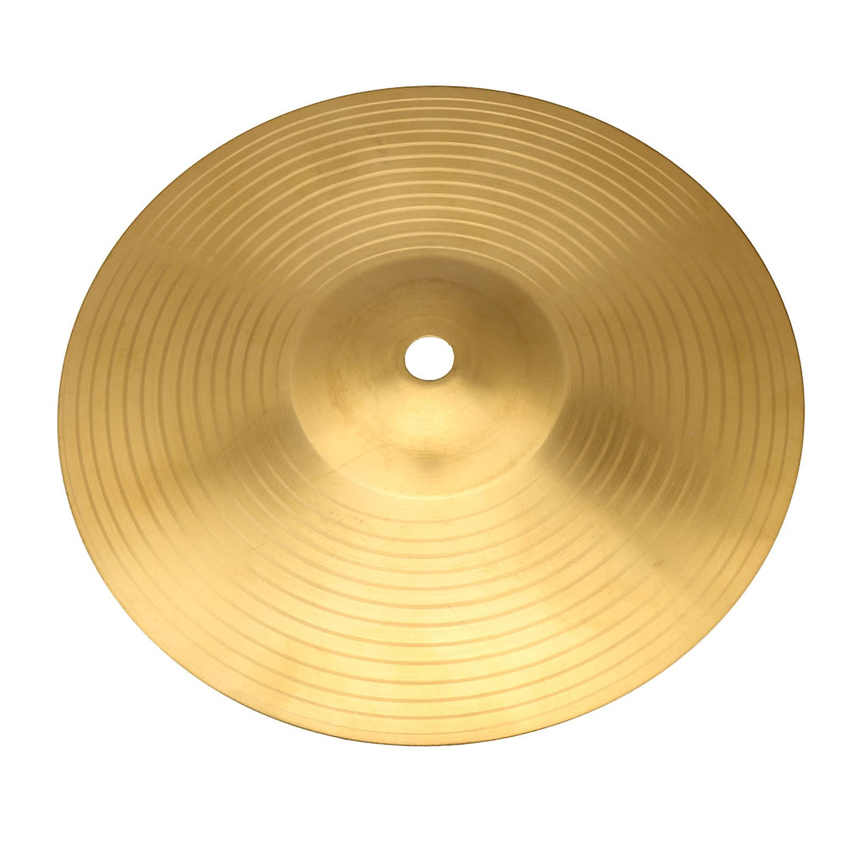 Lovermusic Golden Diameter 8 Inch Drum Cymbal Brass Alloy Crash Percussion Accessories for Drum Kit Suitable for Novices （Small）