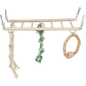 TRIXIE Small Animal Suspension Bridge, Cage Accessories, Pet Toys for Rats, Ferrets 35 x 15cm