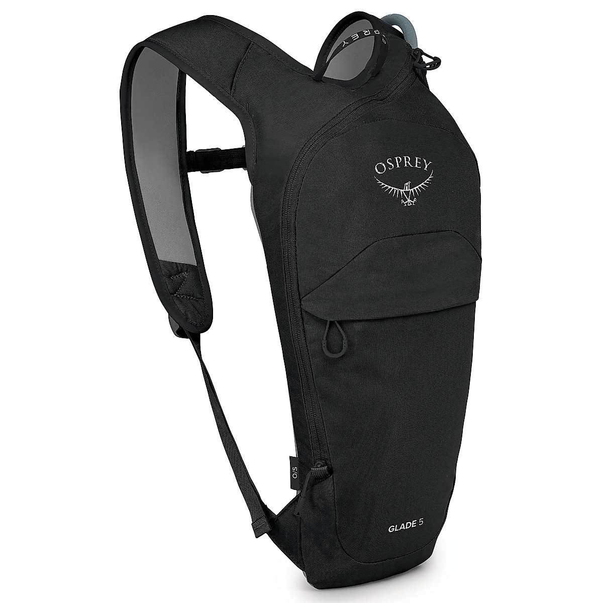 Osprey Glade 5 Ski and Snowboard Backpack, Black