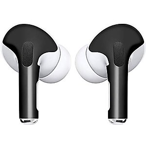 APSkin Skins for Apple AirPod Pro – Vinyl Protective Wraps Stickers Cover Earpods – Air Pods & Ear Pod Compatible Decal for Protection & Customization – Air Pod Pro Accessories – Gloss Black
