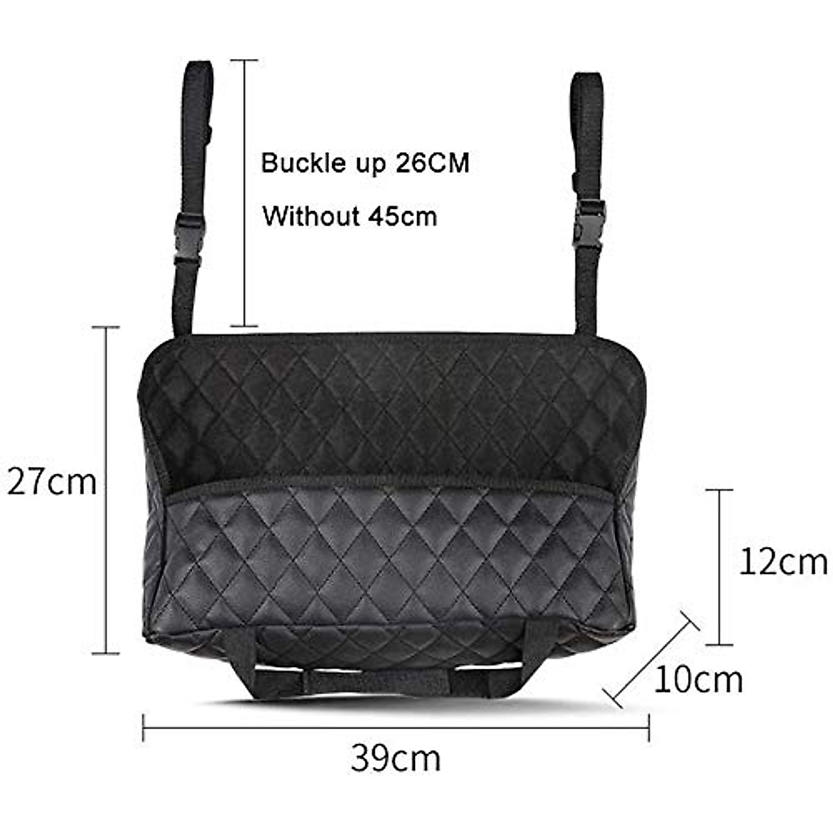 Car Seat Storage and Handbag Holding Net Hanging Storage Bag Between Car Seats,Barrier of Back Seat Pet Kids