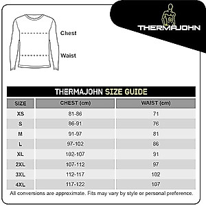 Thermajohn Thermal Shirts for Men Long Sleeve Thermal Compression Shirts for Men Base Layer Cold Weather (Grey, 2X-Large)
