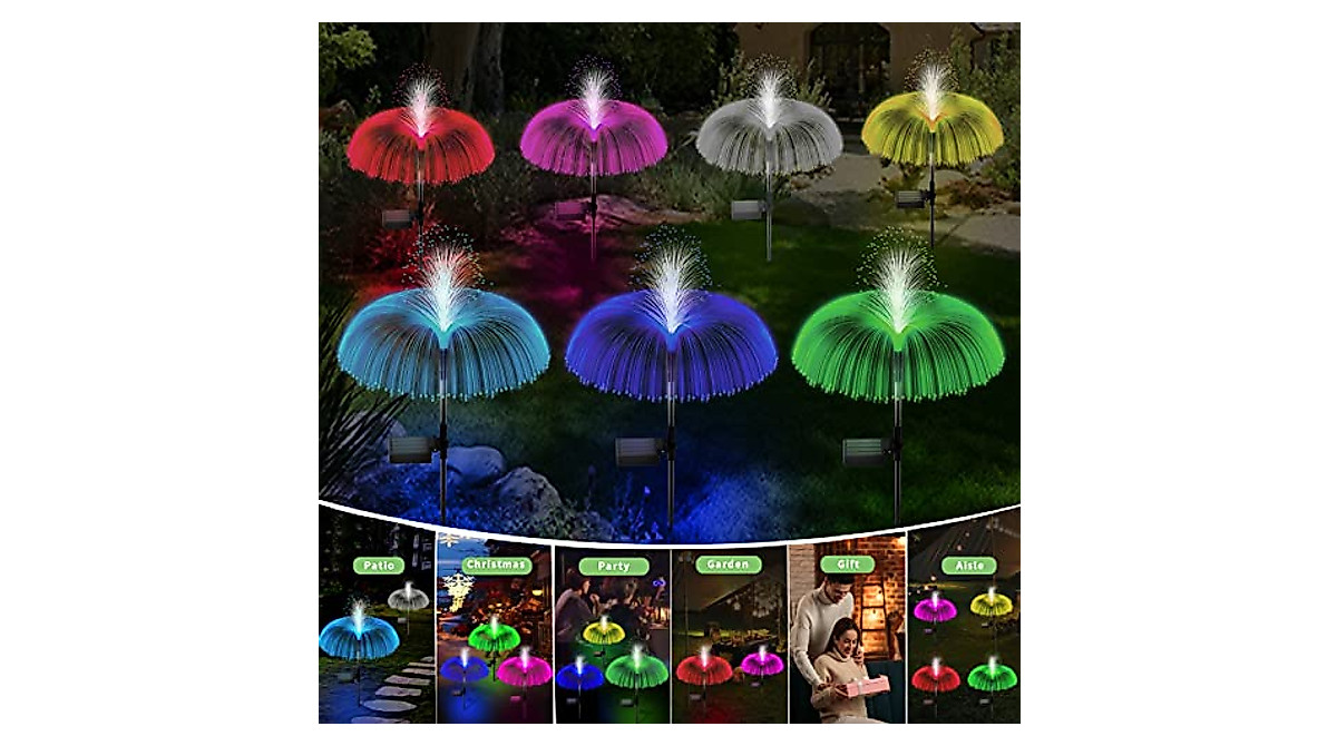 RWNXKARN Solar Garden Lights Outdoor Decorative Waterproof, Solar Light ...